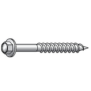 Simpson Strong-Tie Strong-Drive SD Connector Screw #9 x 1-1/2 in. 1/4-Hex Drive, Mech. Galv. (100-Qty)