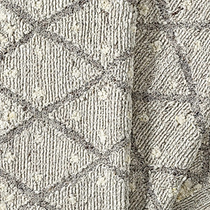 Hauteloom Aliaga Wool Living Room, Bedroom Area Rug - Global - Gray, Beige, Brown - 8' x 10'