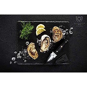 Dalstrong Professional Oyster, Clam and Shellfish Shucking Knife - 3.5 inch - Shogun Series Elite - Japanese AUS-10V Super Steel - G10 Handle - Kitchen Knife - Sheath Included