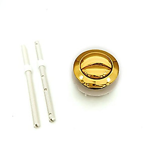DLOETT Dual Flush Toilet Tank Button Round Shape Push Buttons Bathroom Accessories 38mm