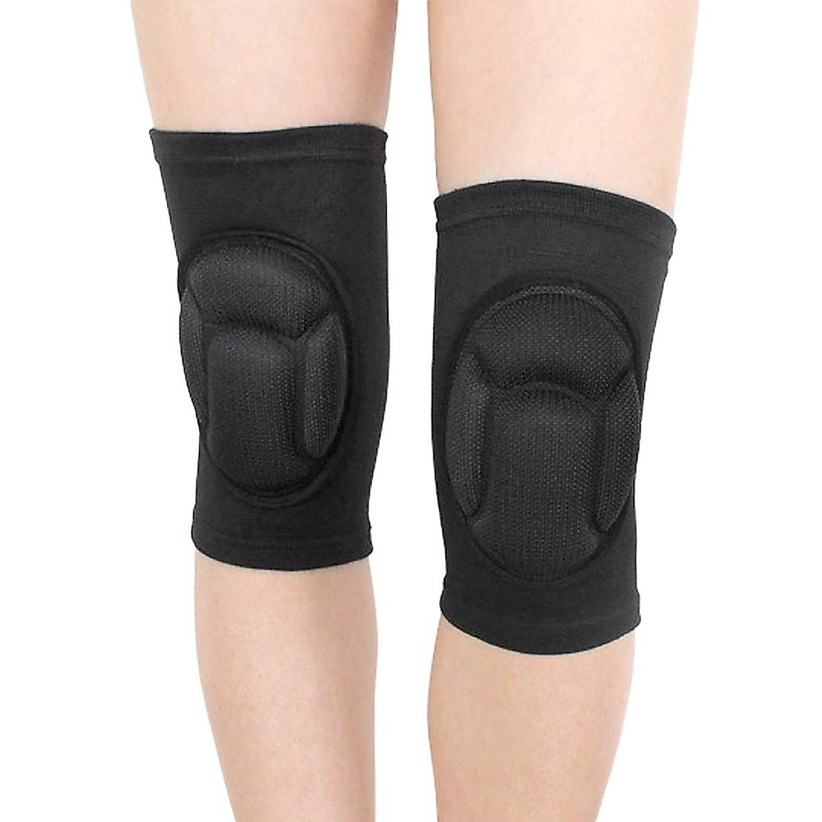 PURFUN Men Boys Thick Sponge Knee Pads Guard Collision Avoidance Sport Protective Kneepad Antislip Skate Soccer Football Volleyball Basketball Cycling Knee Braces Support