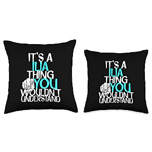 Custom Ilia Gifts & Accessories for Men It's A Ilia Thing You Wouldn't Understand Throw Pillow, 16x16, Multicolor