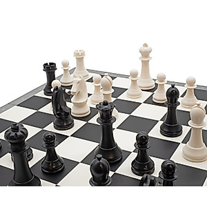 World Chess Championship Set Full Official Tournament Extra Queens Unique Sets for Kids and Adults Board Game Weighted Pieces (Extra Queens) for 2 players