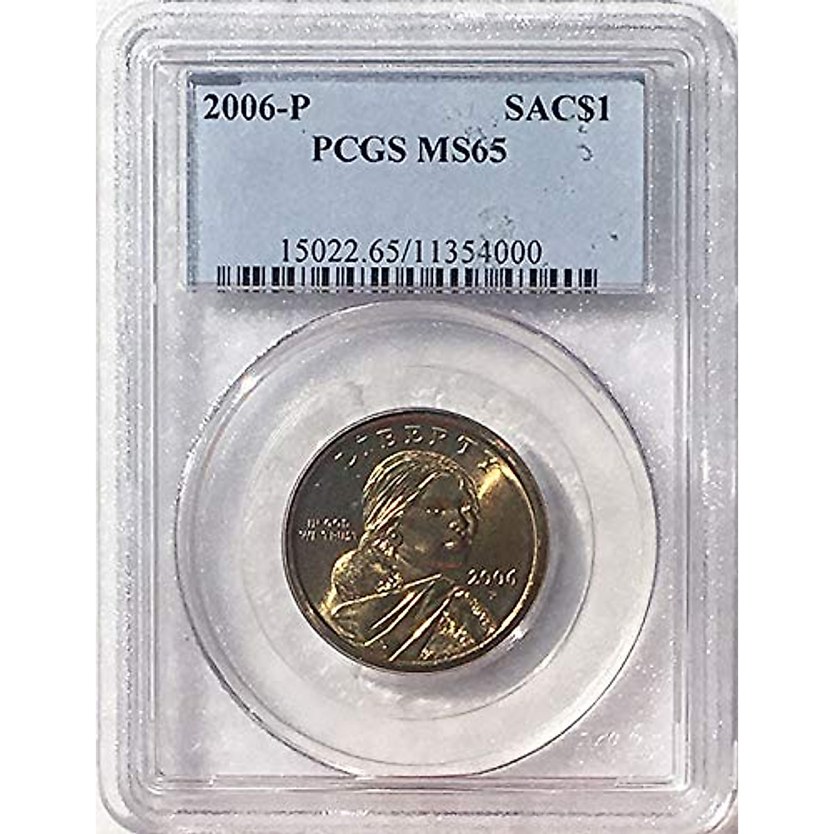 2006 P Sacagawea Dollar MS 65 Blue Label PCGS