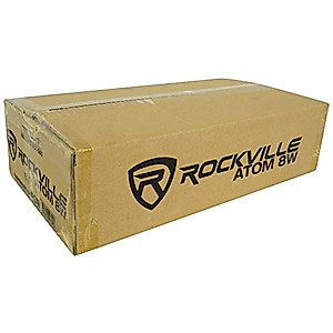 Rockville Atom 8W 8 Channel 3500 Watt Marine/Boat Amplifier Amp w/Bluetooth