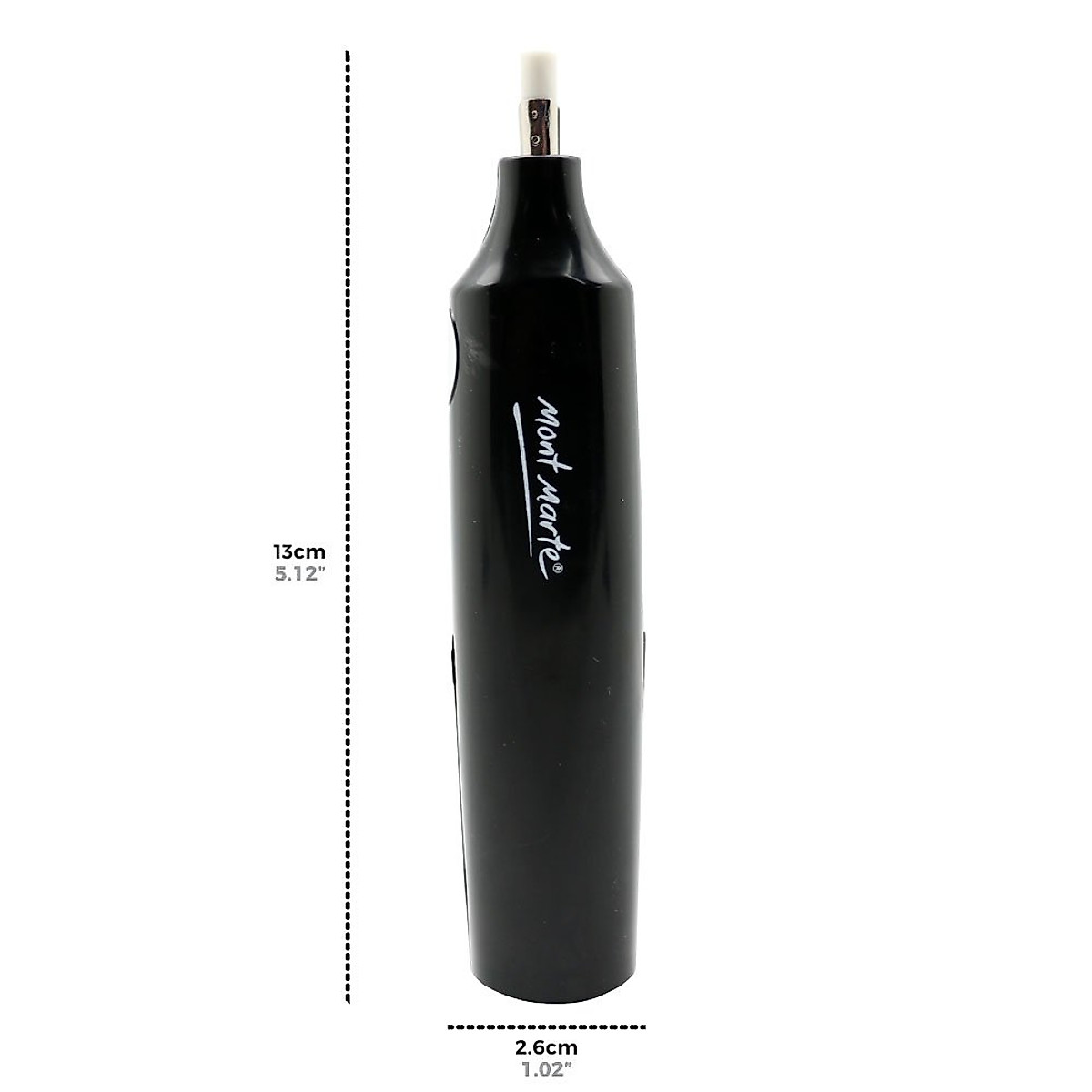 Mont Marte Electric Eraser, includes 30 Eraser Refills. Suitable for use with Graphite Pencils and Color Pencils.