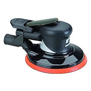 Dynabrade (56863) Dynorbital Supreme 6" (152 mm) Diameter Random Orbital Sander, Central Vacuum | Proportionate 3/32" (2.5 mm) Diameter Orbit | 12000 RPM Pneumatic Motor