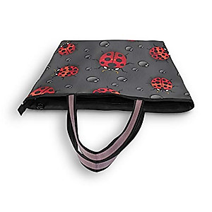 Shoulder Handbag Ladybug Rain Women Handle Bag