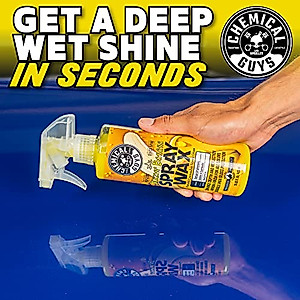 Chemical Guys Quickie Detail Bundle - Total Interior Cleaner & Protectant, Blazin' Banana Spray Wax and Tire Kicker Tire Shine (3 16 oz Bottles)