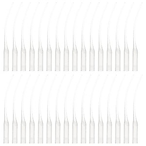 PH PandaHall Glue Tips, 100pcs Plastic Glue Micro-Tips Glue Extender Precision CA Glue Applicator for Arts Crafts Hobby Projects Guitar Fret Slot, White