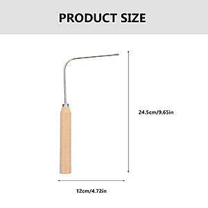 Hemoton 7pcs Rosette and Timbale Set Aluminum Waffle Molds Swedish Rosette Cutter Bunuelos Molds Waffle Molds Rosettes Set for Baking Cake Cookie