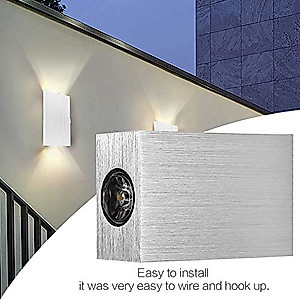 01 Aluminum Alloy LED Wall Light, Wall Mounted Lamp, Wall Mounted Corridor Lamp, Garden Lights for Ground/Garden Home Decoration Indoor Outdoor