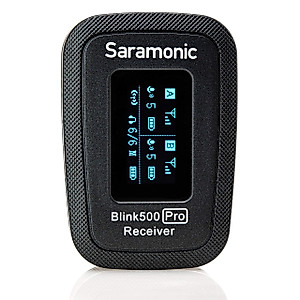 Saramonic Advanced 2.4 GHz 2-Person Wireless Clip-On Microphone System with Lavaliers for Cameras, Mobile Devices and More (Blink 500 Pro B2), Black,2X TX - TRS/TRRS, BLINK500PROB2