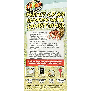 Zoo Med Hermit Crab Drinking Water Conditioner