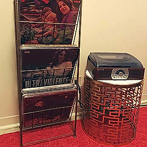 Li Wei Shop Magazine Rack/Newspaper Rack Metal Floor Magazine Storage Rack Magazine Publicity Newspaper and Magazine Display Rack Home Storage Bookshelf Living Room Book Sorting Basket