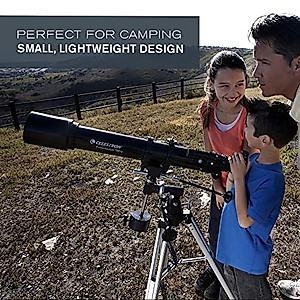Celestron: PowerSeeker 70EQ Telescope - Manual German Equatorial Telescope for Beginners - Compact and Portable - Bonus Astronomy Software Package - 70mm Aperture
