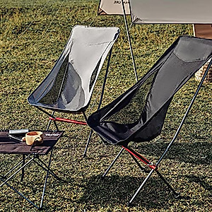 75 75PAI Ultralight High Back Folding Camping Chair, Waterproof All Aluminum Frame Lawn Chair, Portable Beach Chair with Storage Bag for Hiking Beach Fishing Outdoor, Silver