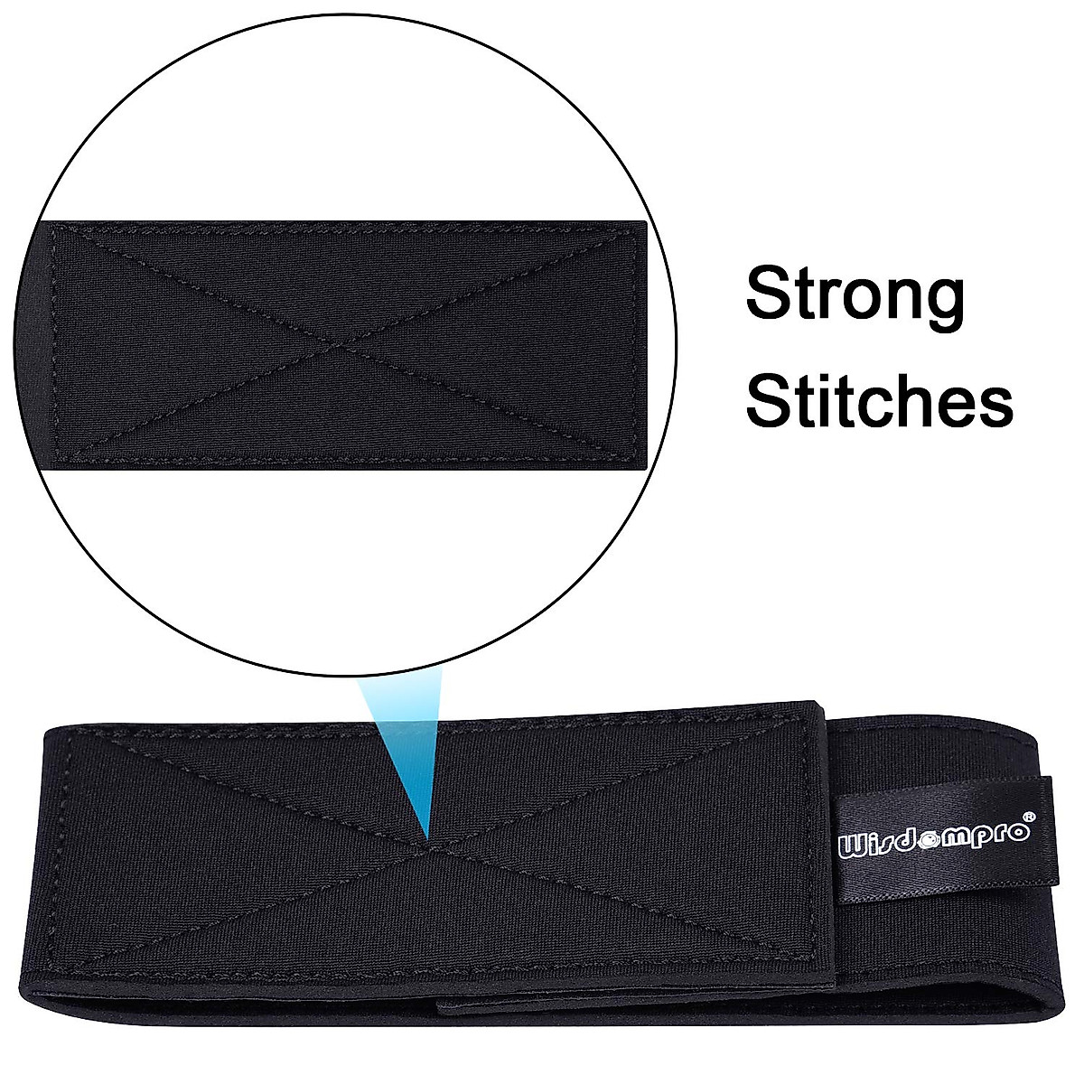 Wisdompro 2 Pcs Neoprene Ankle Blousing Garter Trousers Boot Blousers Strap for Wader Fishing Hunting Biking Military Uniform