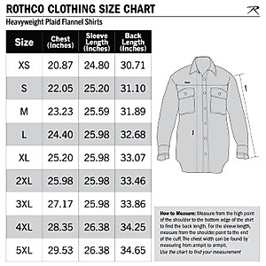 Rothco Buffalo Plaid Flannel Shirt - Rugged Comfortable and Warm Outdoor Shirt Jacket (US, Alpha, Large, Regular, Regular, Red Plaid)