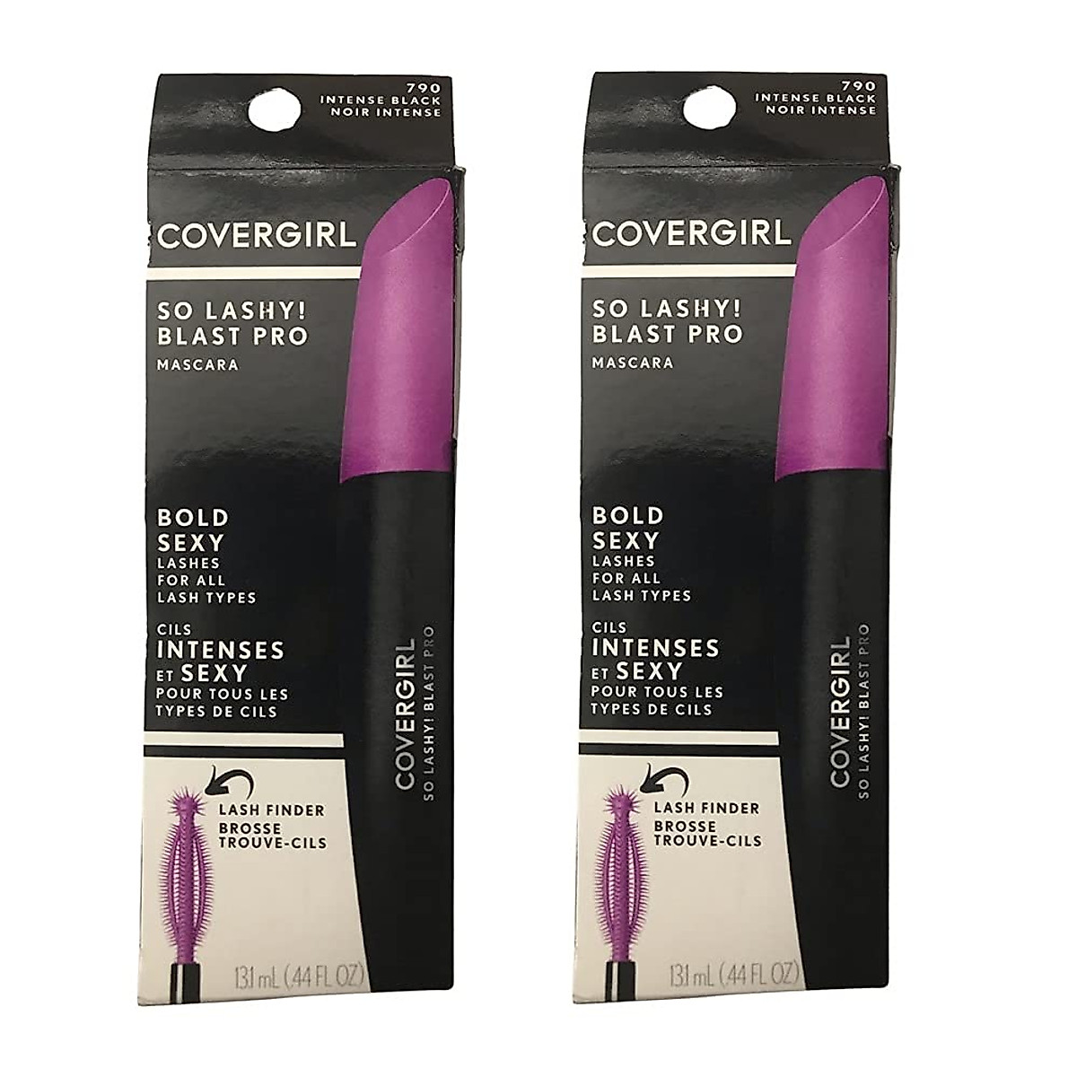 Pack of 2 CoverGirl So Lashy blast PRO Mascara, Intense Black 7902