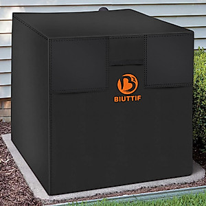 Air Conditioner Cover for Outside Units - 36x36x39 inches, Central AC Winter Covers for Outside, Waterproof Anti-Hail Windproof Design