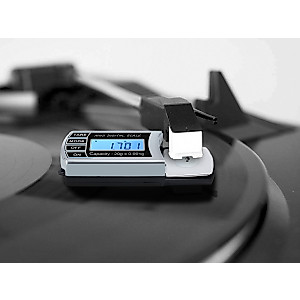 Proster 20g/0.001g Turntable Stylus Force Tracking Scale Phono Turntable Cartridge Gauge Tone Arm Scale Record Stylus Alignment with LCD Backlight 1 Tray 2 AAA Batteries for Tonearm Phono Cartridge