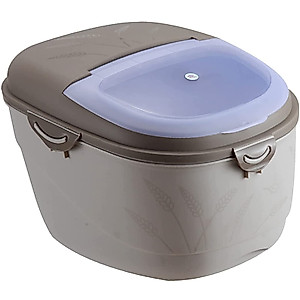 Inzopo 10kg Rice Storage Container Rice Bucket Dry Food Fruit Storage Box Food Storage Jar Food Storage Bin Rice Container Bin for Rice Flour Cereal Baking Supplies