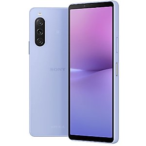 Sony Xperia 10 V XQ-DC72 5G Dual 128GB 8GB RAM Factory Unlocked (GSM Only | No CDMA - not Compatible with Verizon/Sprint) GSM Global Model, Mobile Cell Phone - Lavender