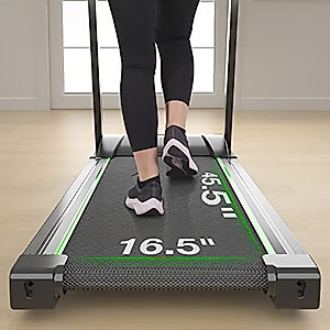 Superun Folding Treadmills for Home, 3HP Treadmill with LED for Walking & Running, Portable Treadmill with Bluetooth Connectivity APP