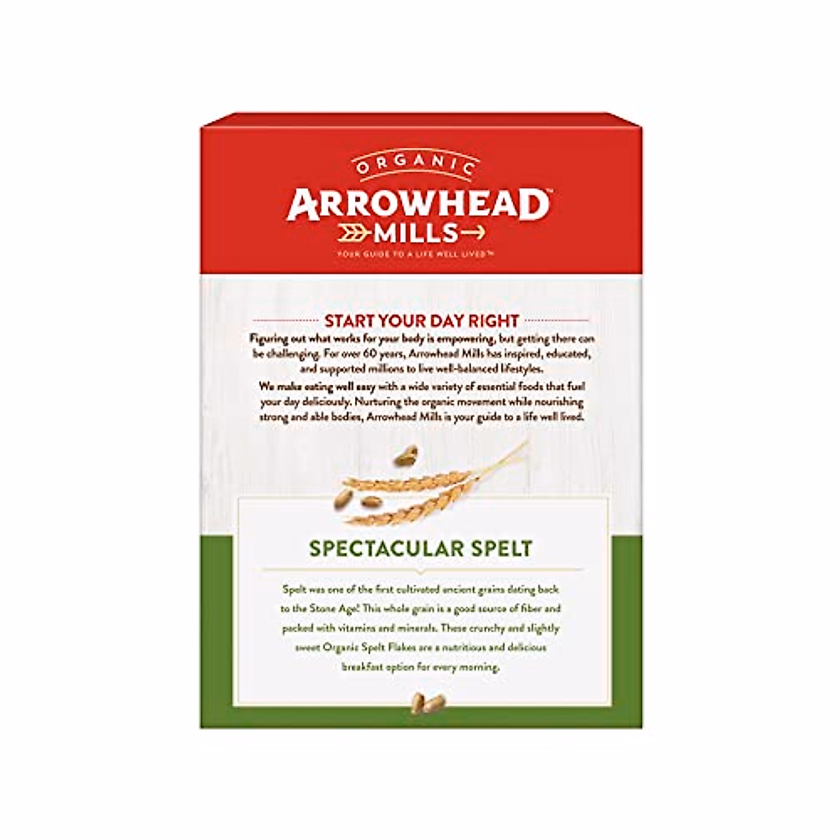 Arrowhead Mills Organic Spelt Flakes, 12 oz