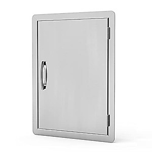 Stanbroil Stainless Steel Single Vertical Access Door, 17-Inch by 24-Inch