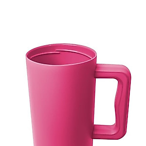 Simple Modern 40 oz Tumbler with Handle and Straw Lid | Leak-Proof Insulated Stainless Steel Water Bottle Travel Mug Cupholder Use | Gifts for Women Men Him Her | Trek Signature | Berry