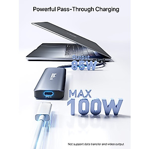 8K HDMI USB C HUB, 5-in-1 USB-C Multiport Adapter, Dockteck USB Dock Dongle with 8K 30Hz/4K 120Hz/4K 60Hz HDMI, 100W PD, 3 x USB 3.0 for Steam Deck, MacBook Pro/Air M1, iPad Pro/Air, Surface Pro 7/8/X