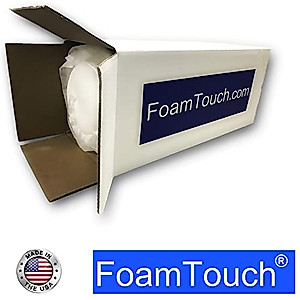 FoamTouch Upholstery Foam 2" x 24" x 72" High Density Cushion