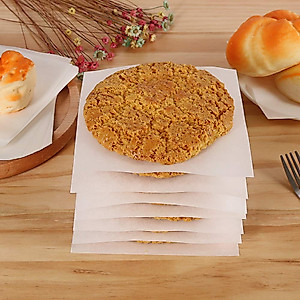 Burger Patty Paper, 5.5 x 5.5in, Set of 300, Patty Paper Squares, Baking Parchment Paper Squares/Hamburger Patty Papers for Separating Burger Patty, Cookies and More