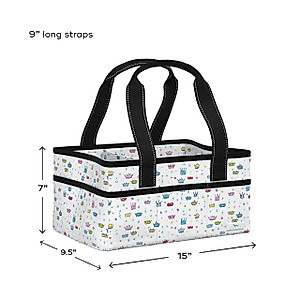 SCOUT Hiney Helper Portable Diaper Caddy Organizer With 10 Exterior Pockets And Insider Dividers, Foldable, Baby Essentials, Nursery Storage Bins, Travel Bag, Baby Shower Gifts