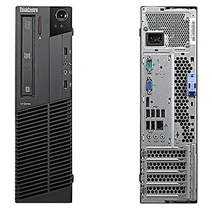 Lenovo ThinkCentre M91 Small Form Desktop Computer Tower PC (Intel Core i7-2600, 8GB Ram, 256GB Solid State SSD, WiFi, DVD-RW, Dual Monitor Support VGA + VGA) Win 10 Pro (Renewed)