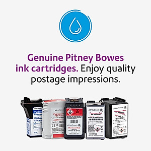 Pitney Bowes 793-5 Ink Cartridge for DM100, DM200 and SendPro C and SendPro+, Red Ink, 35 ml