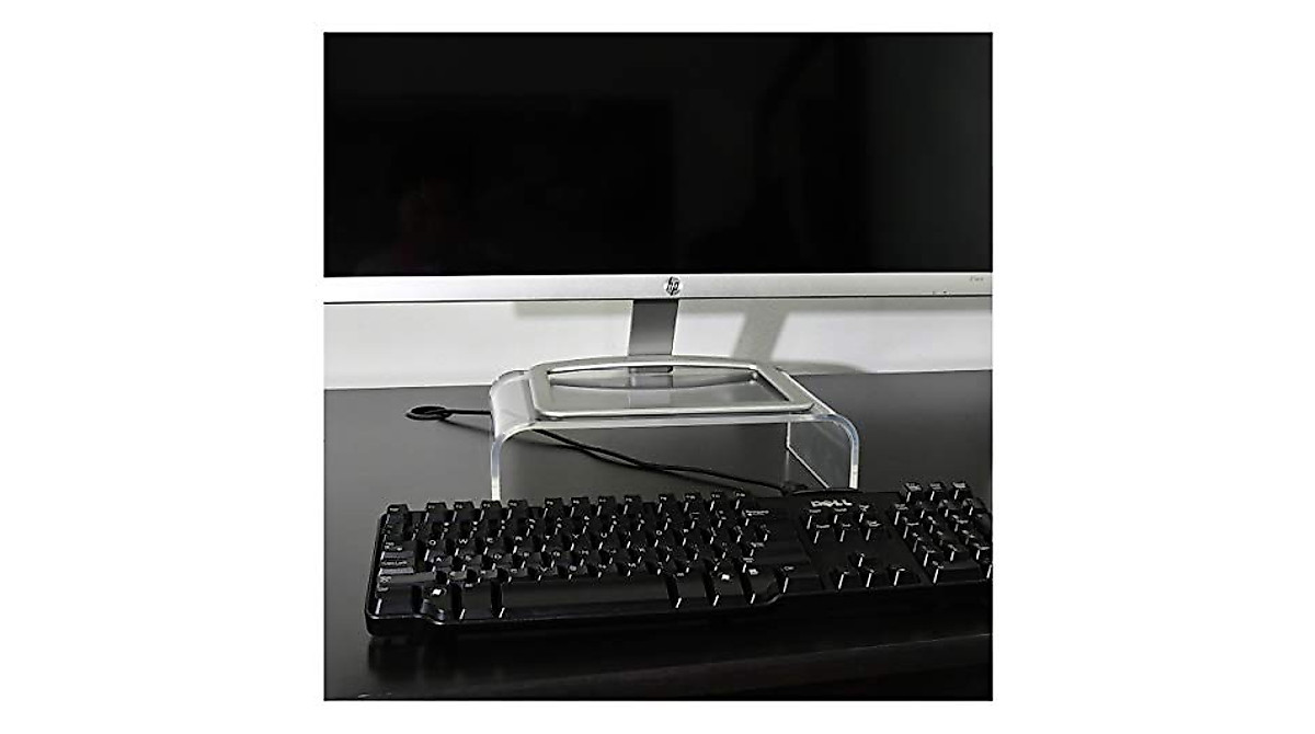 AMT Premium Acrylic Monitor Stand Clear Monitor Stand Clear Monitor ...