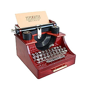 Alytimes Vintage Typewriter Music Box for Home/Office/Study Room Décor Decoration