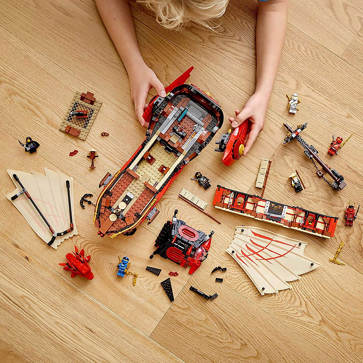 LEGO NINJAGO Legacy Destiny’s Bounty 71705 Ninja Toy Building Kit Featuring Ninja Action Figures (1,781 Pieces)