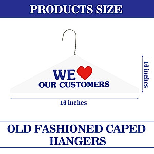 Yuntau 120 Pcs Wire Hangers Bulk Dry Cleaner Hangers 16" Caped Clothing Hangers Suit Hangers Strut Hangers for Dry Cleaners or Home (Heart)
