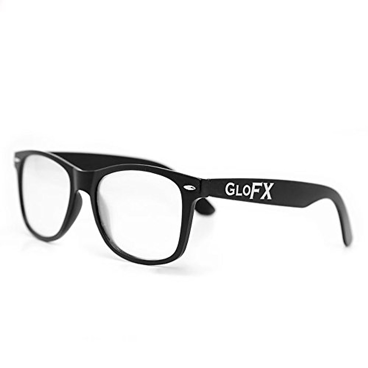 GloFX Ultimate Diffraction Glasses - Matte Black Limited Edition - Rave Eyewear, Ravewear, EDM Festivals, Light Shows, Rainbow Prism Kaleidoscope Refraction Lenses