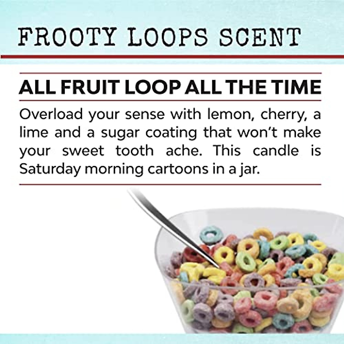 Malicious Women Candle Co - I Love My Fur Babies More Than Most People, All-Natural Soy Candle, 9 oz (Frooty Loops)