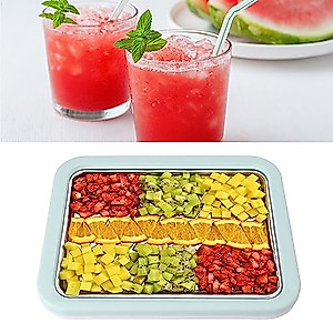 Instant Ice Cream Maker, Rolled Ice Cream Maker, Stainless Steel Cold Pan Plate Homemade DIY Serve with 2 Spatula for Ice Cream Slushies Yogurt