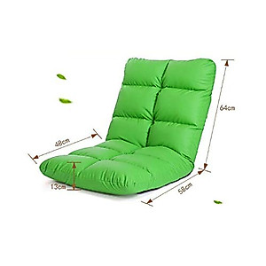 GYDJBD Double-Layer Sponge Lazy Sofa with Adjustable Six Gears, Leather, Waterproof and Easy to Handle