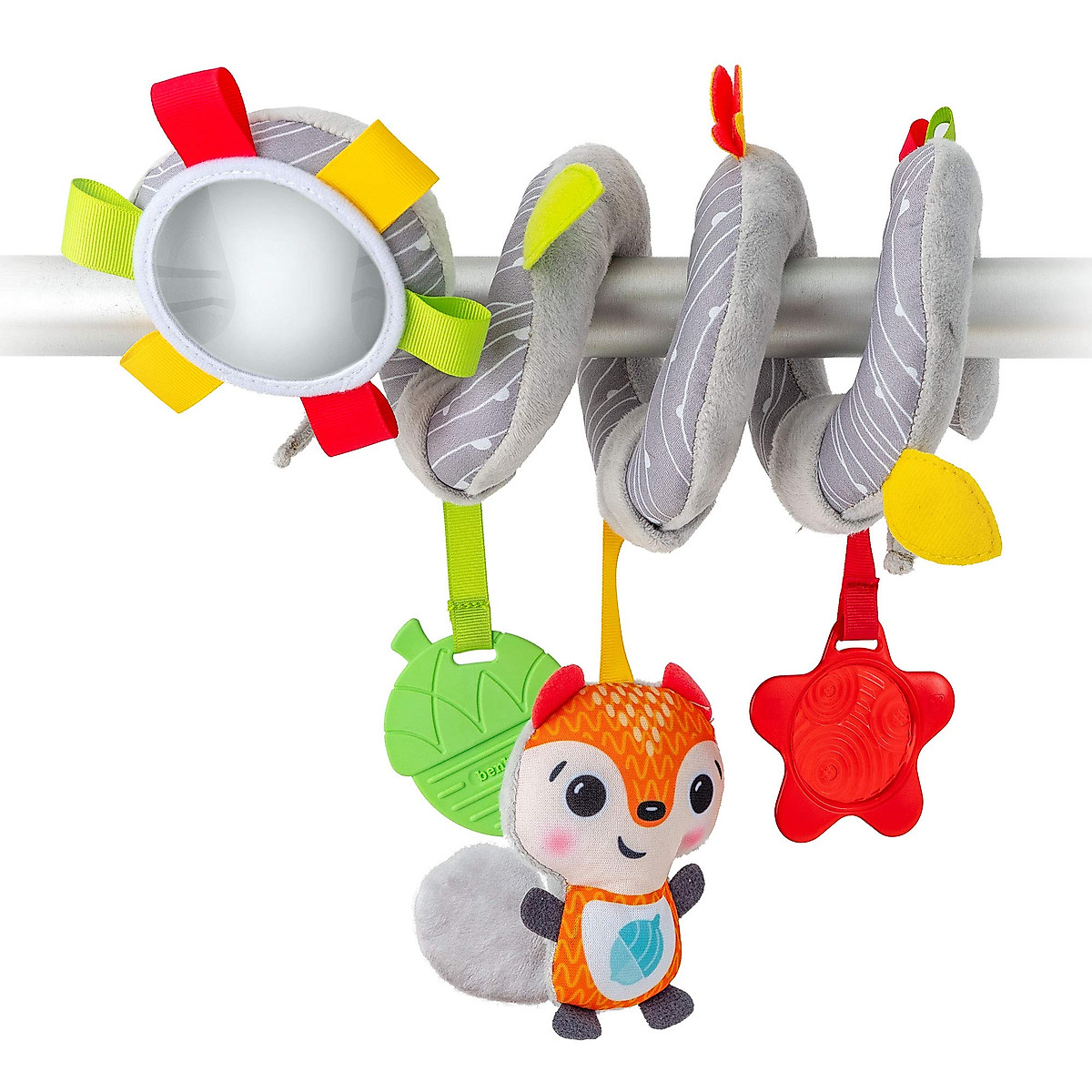 BENBAT Spiral Plush Toy, Baby’s Fun Accessory for Car Seat & Pram Etc, Hanging Rattling Toys, Developmental Toys for Babies, Keeps Your Baby Happy, Ideal Gift
