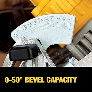 DEWALT 6-1/2-Inch 20V MAX Circular Saw, Tool Only (DCS391B) , Yellow