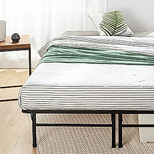 ZINUS SmartBase Heavy Duty Mattress Foundation / 14 Inch Metal Platform Bed Frame / No Box Spring Needed / Sturdy Steel Frame / Underbed Storage, Queen