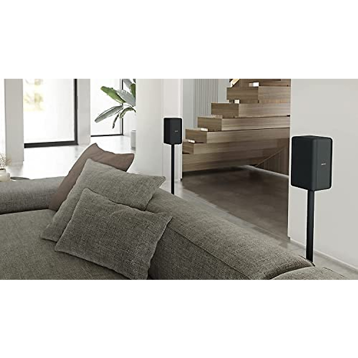 Sony HT-A5000 5.1.2ch Dolby Atmos Sound Bar Surround Sound Home Theater w/DTS:X & 360 Reality Audio, Work w/Alexa & Google Assistant + SA-SW5 300W Wireless Subwoofer + SA-RS3S Wireless Rear Speakers